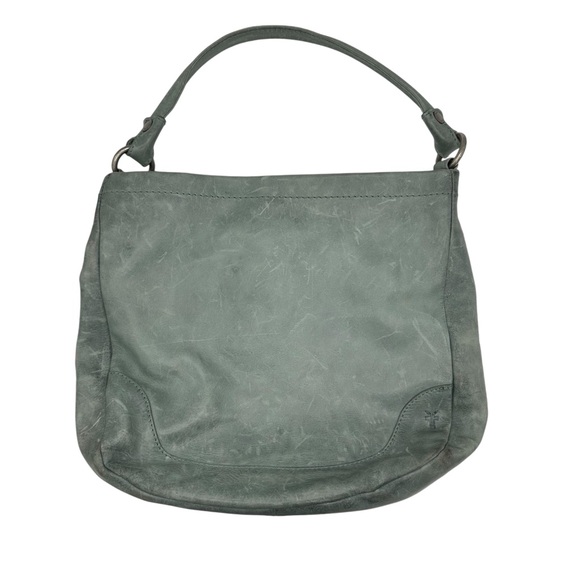 Frye | Bags | Frye Melissa Teal Washed Leather Hobo Handbag Purse ...